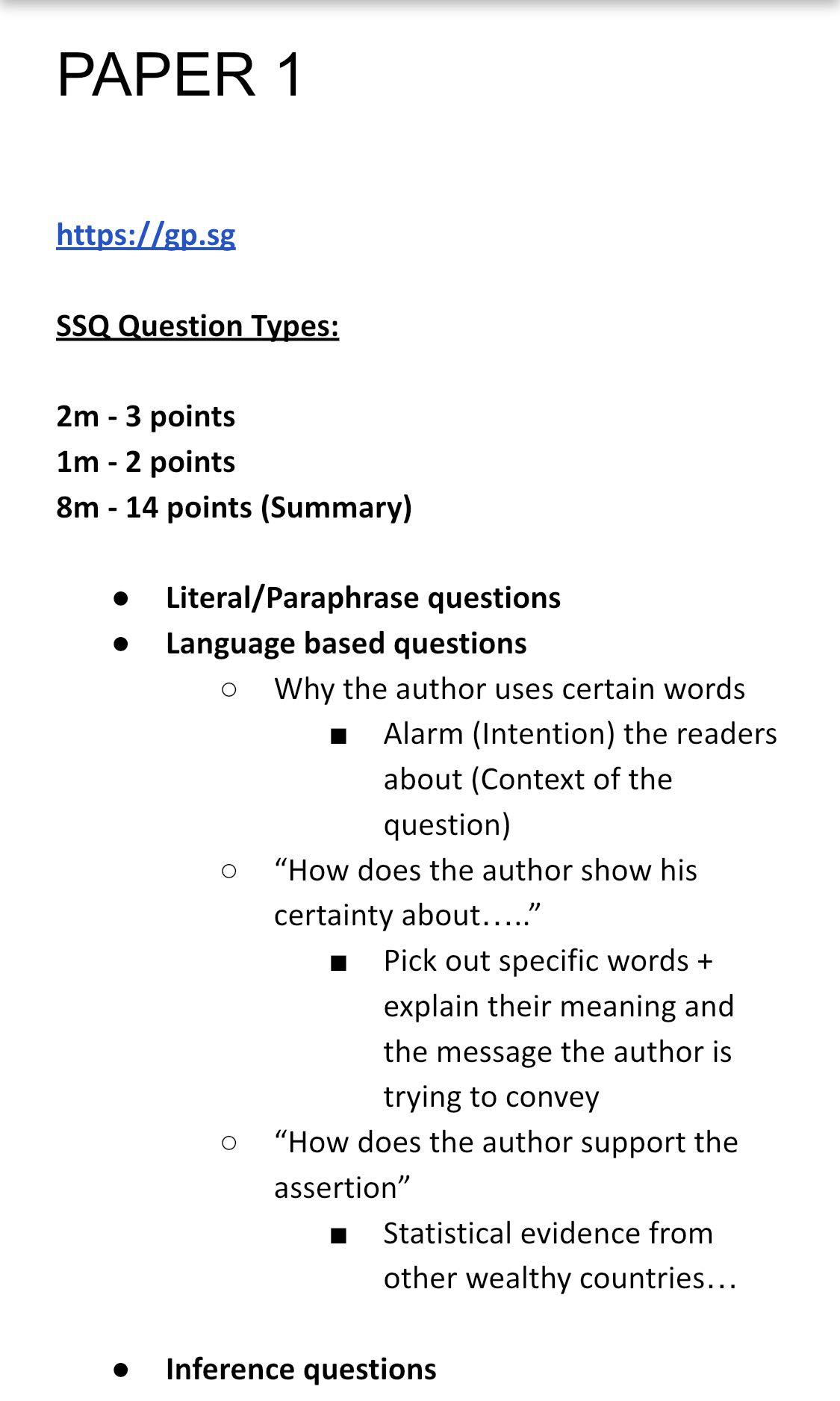 GP NOTES FOR A LEVELS (soft copy), Hobbies & Toys, Books & Magazines ...