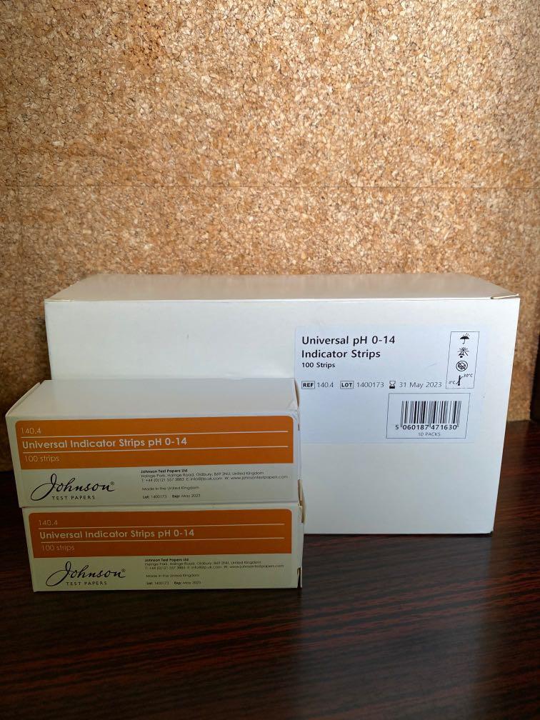 Johnson test paper Universal Indicator Strips pH0-14, Health ...