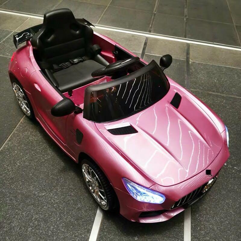 Kids Electric Car Mercedes Benz Kid car Pink Girl Car Remote Control ...