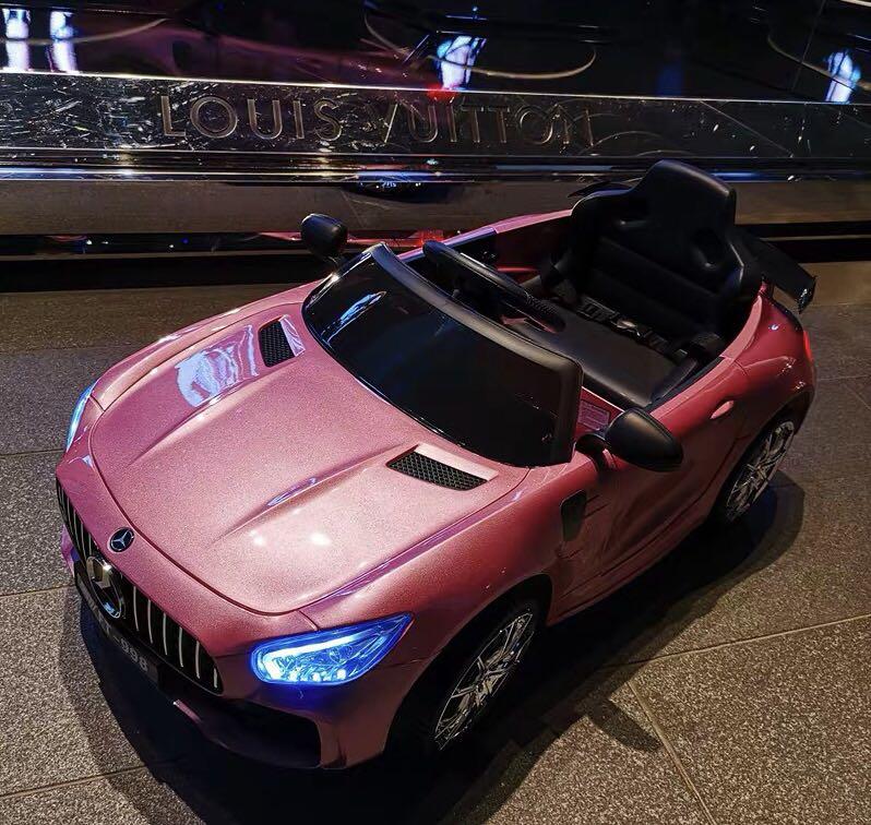 Kids Electric Car Mercedes Benz Kid car Pink Girl Car Remote Control ...