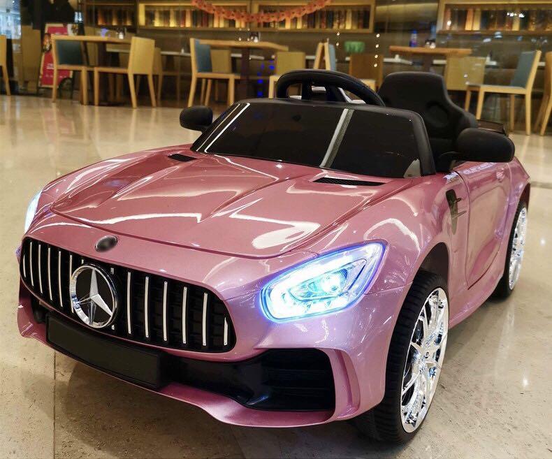 Kids Electric Car Mercedes Benz Kid car Pink Girl Car Remote Control ...