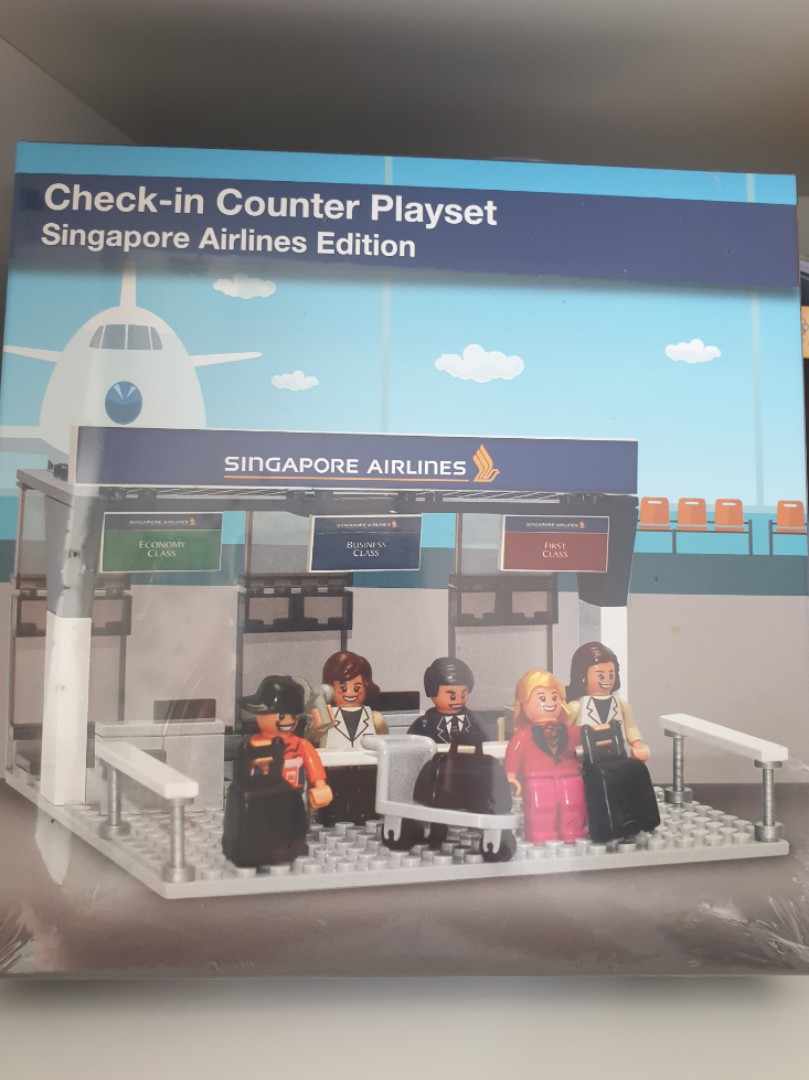 Lego checkin counter playset, Design & Craft, Others on Carousell