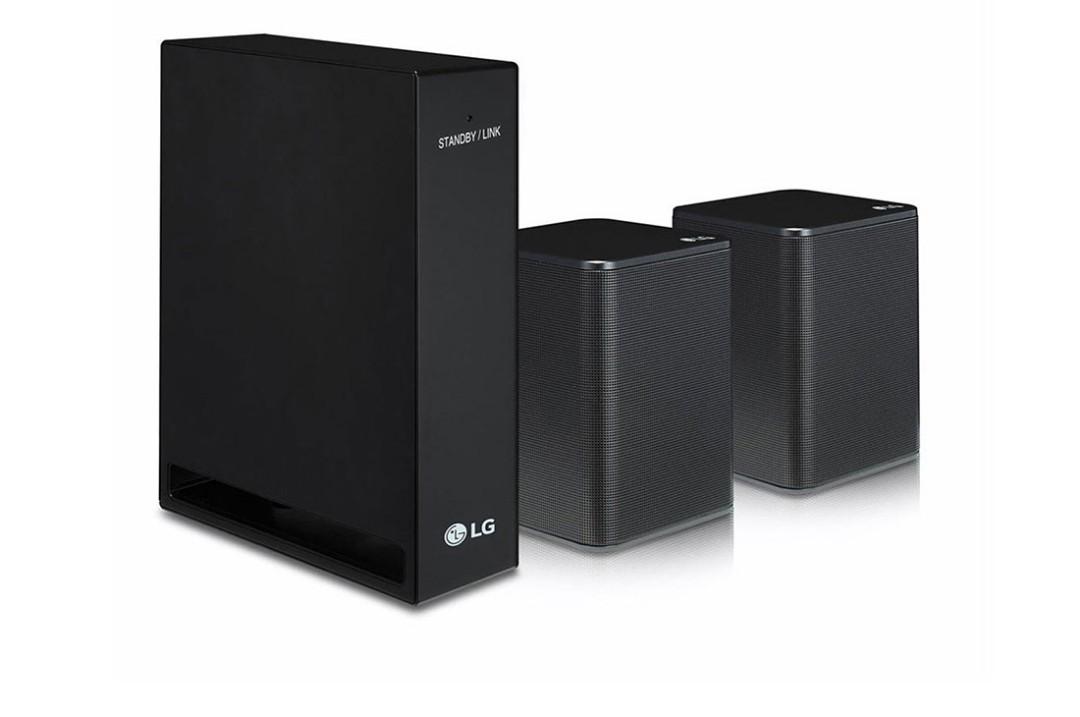 LG SPK8-S 2.0 Channel Sound Bar Wireless Rear Speaker Kit, Audio ...