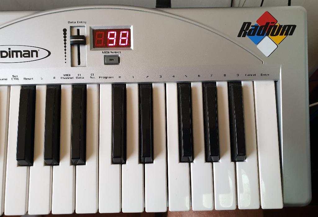 M-Audio Radium 61 Midi Keyboard Controller, Hobbies & Toys, Music ...