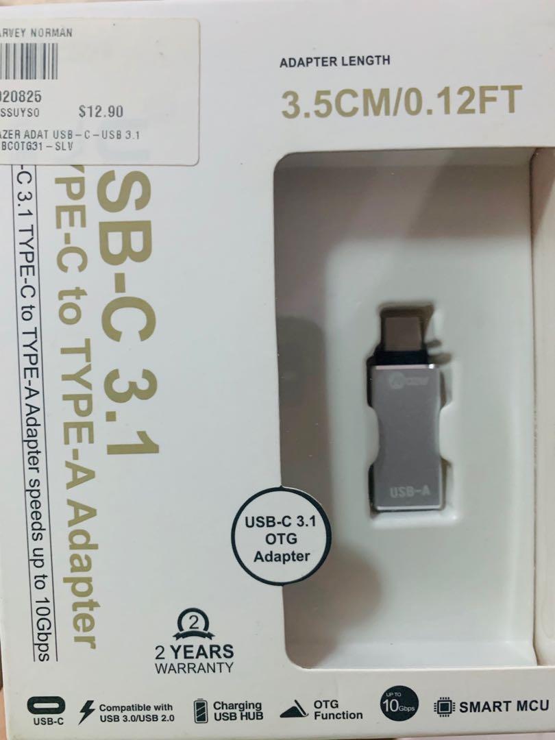 Mazer ADAT USB-C 3.1 OTG Adapter, Computers & Tech, Parts & Accessories ...