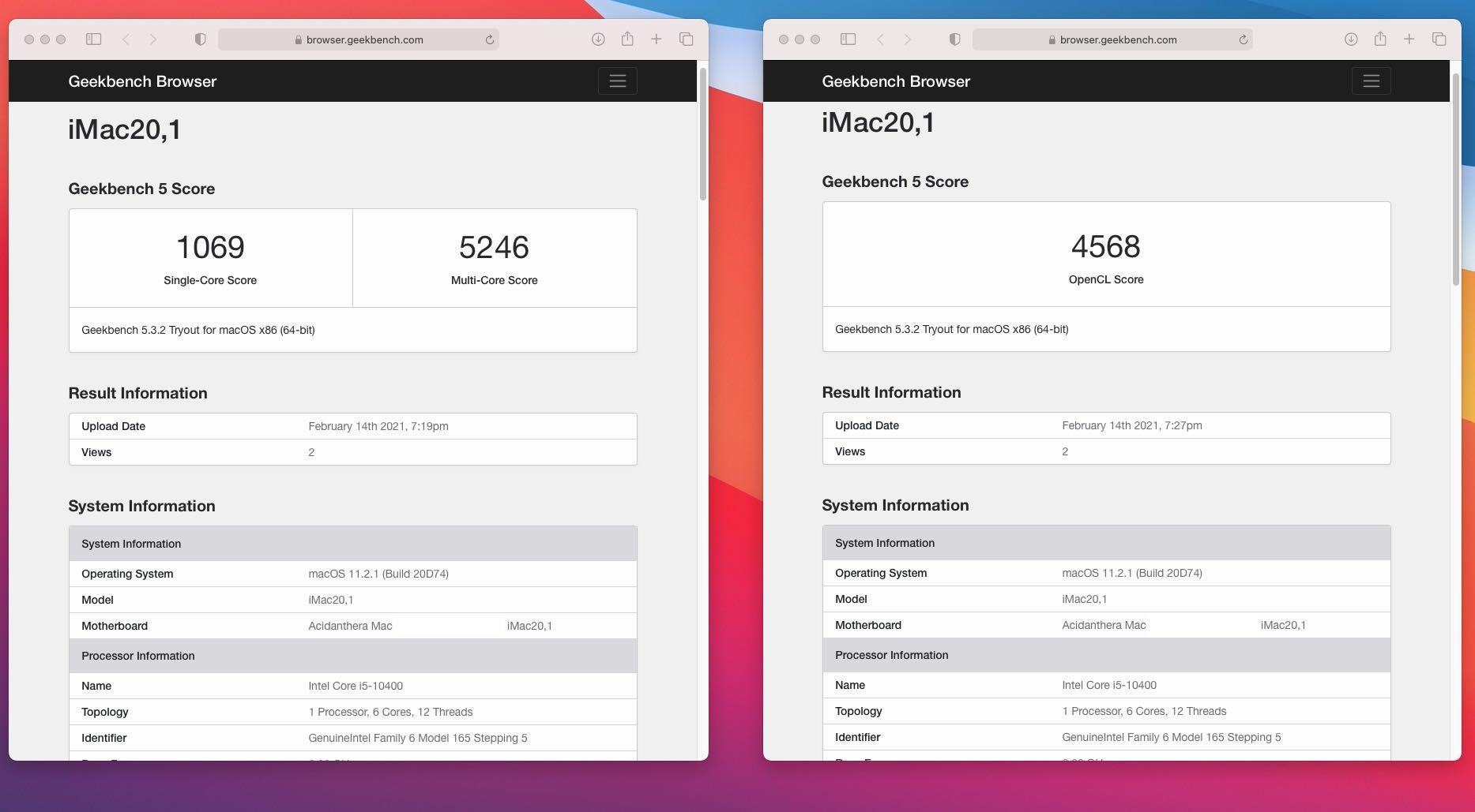 Mini Hackintosh Big Sur ITX (i5-10400, 16GB RAM, 512GB SSD, WiFi ...