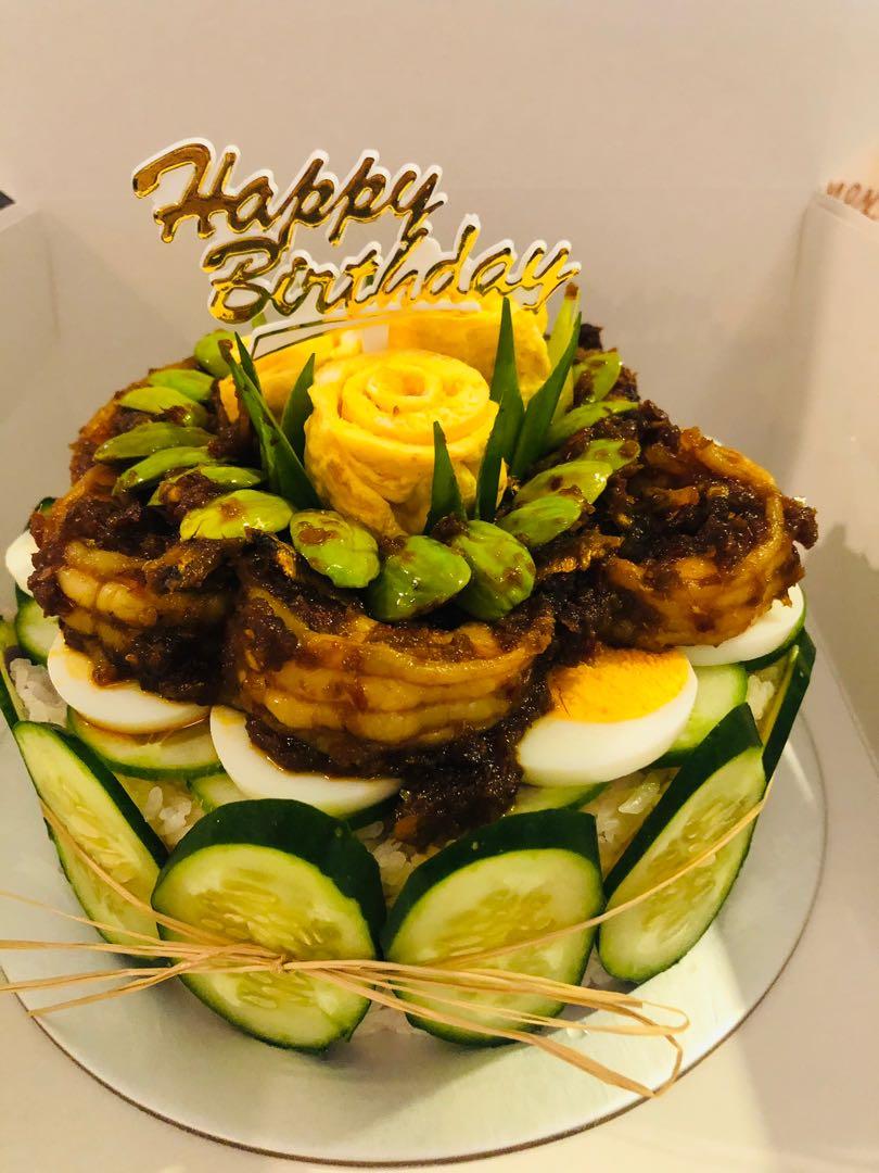 Nasi Lemak Cake, Food & Drinks, Homemade Bakes on Carousell