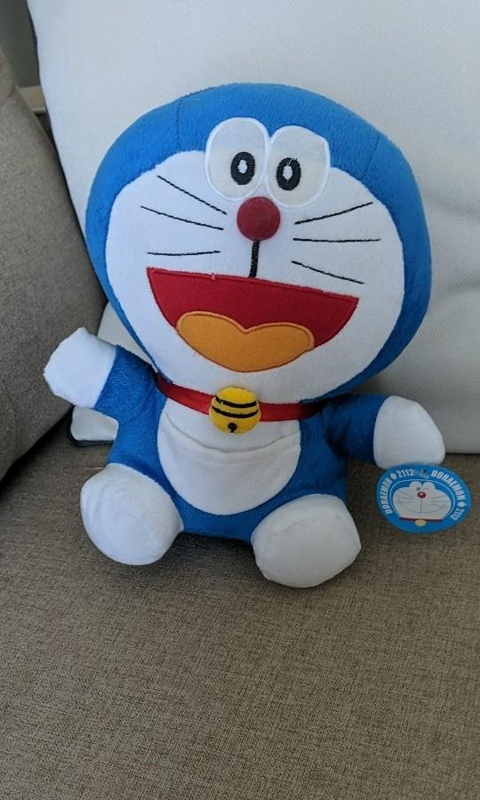 Original Doraemon Plushie, Hobbies & Toys, Toys & Games on Carousell