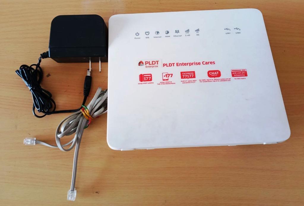 Pldt Enterprise Zyxel Dsl Wifi Router Vmg3926 B10b Computers And Tech