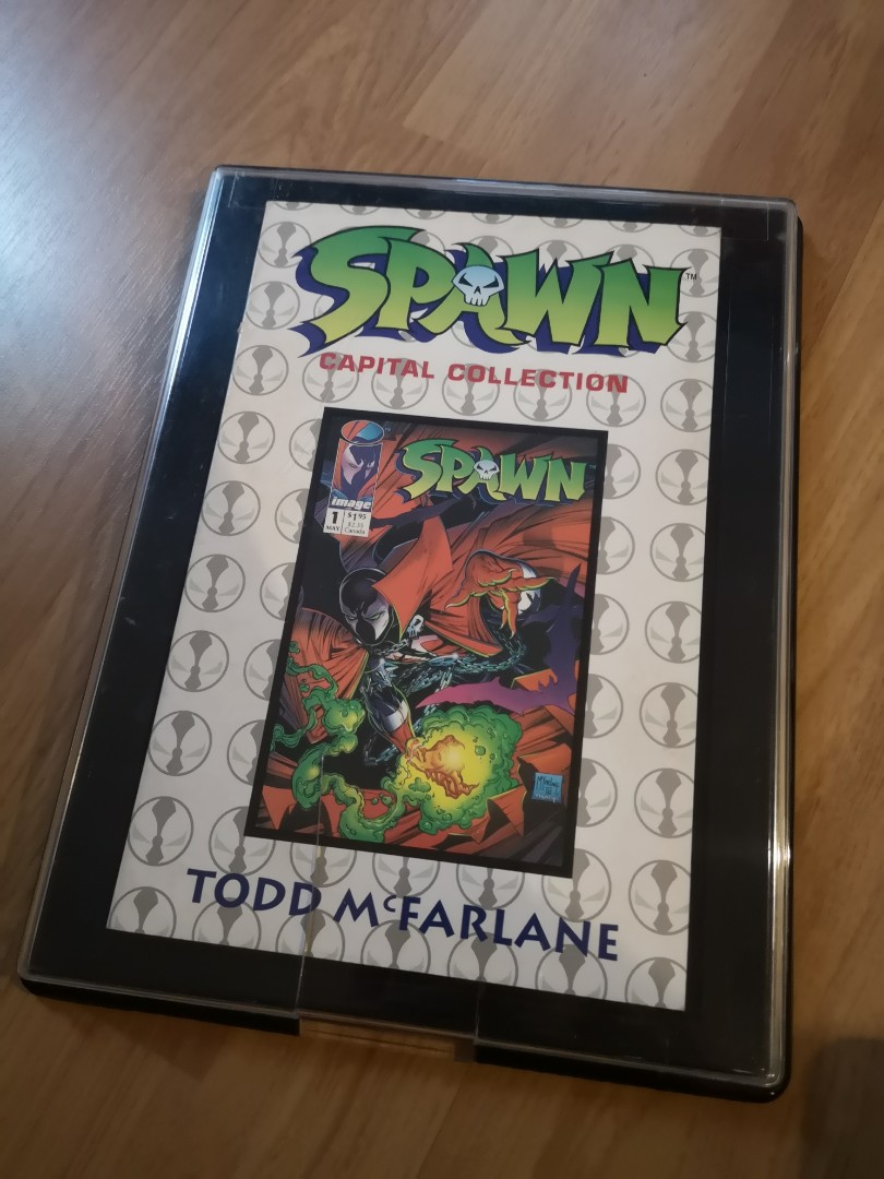 RARE SPAWN Issue #1 CAPITAL COLLECTION IMAGE Comics with TODD MCFARLANE Signature 1992 LIMITED ...