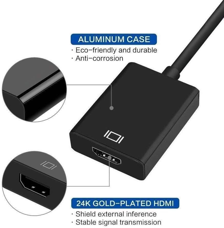 RayCue USB 3.0 to HDMI Adapter, USB to HDMI Adapter, HD 1080P Video ...