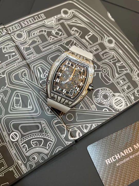 Richard Mille RM67-01 Titanium Diamonds Extra Flat Brand New Full Set ...