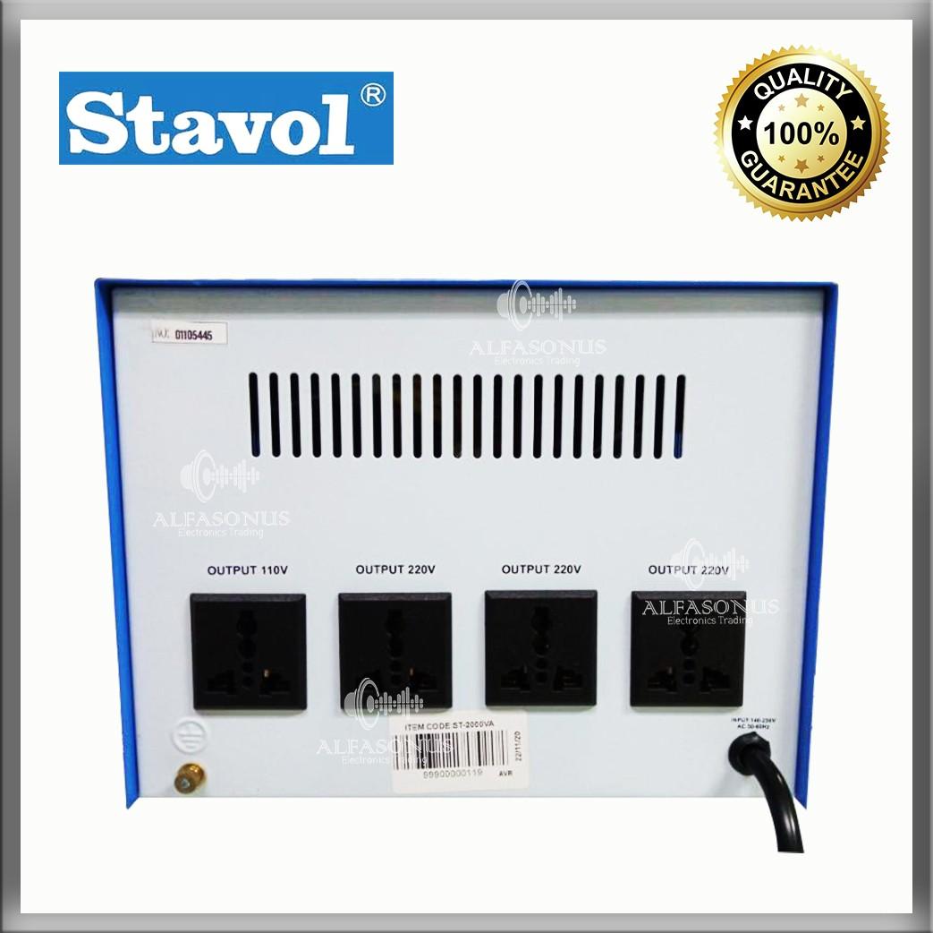 Stavol 2000W AVR ST-2000VA / SVC-2000VA Automatic Voltage Regulator 100 ...