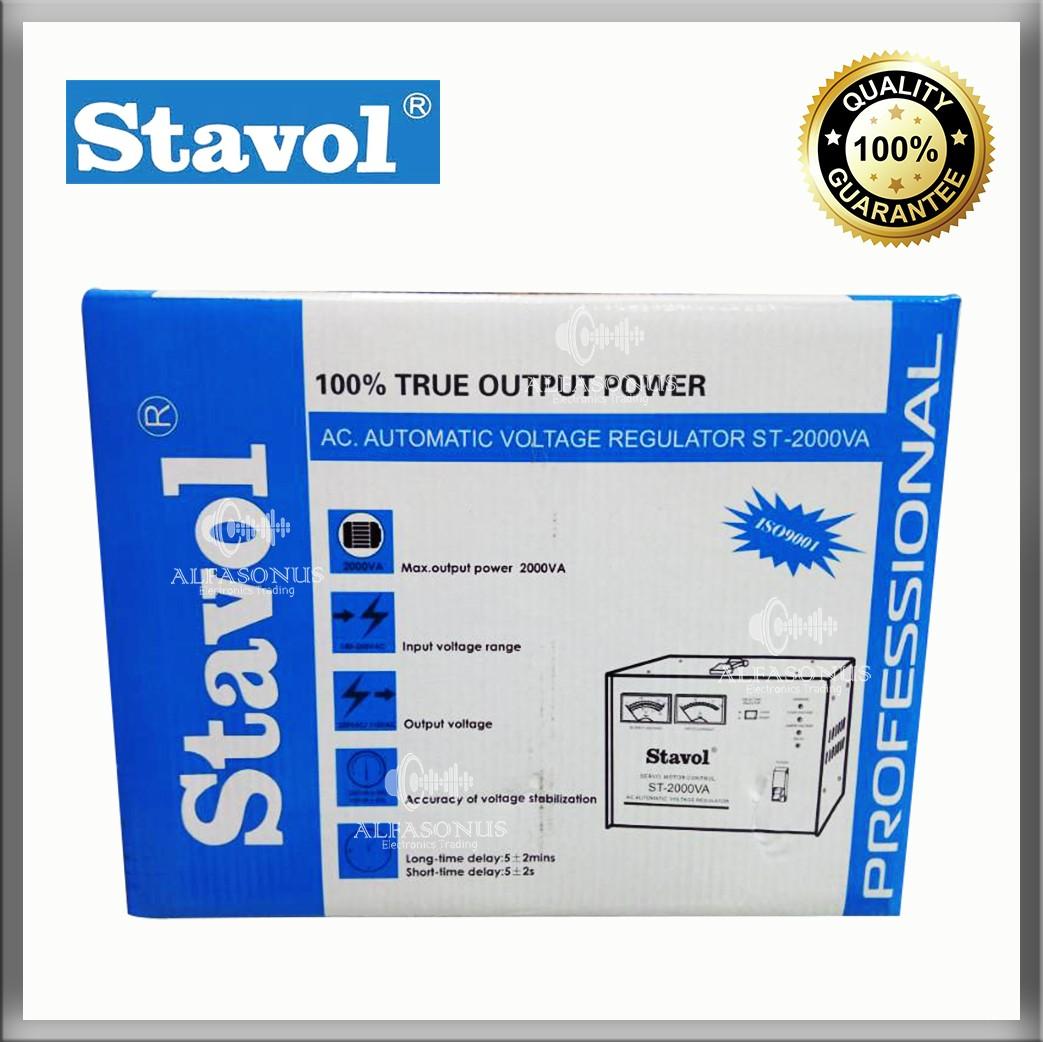 Stavol 2000W AVR ST-2000VA / SVC-2000VA Automatic Voltage Regulator 100 ...