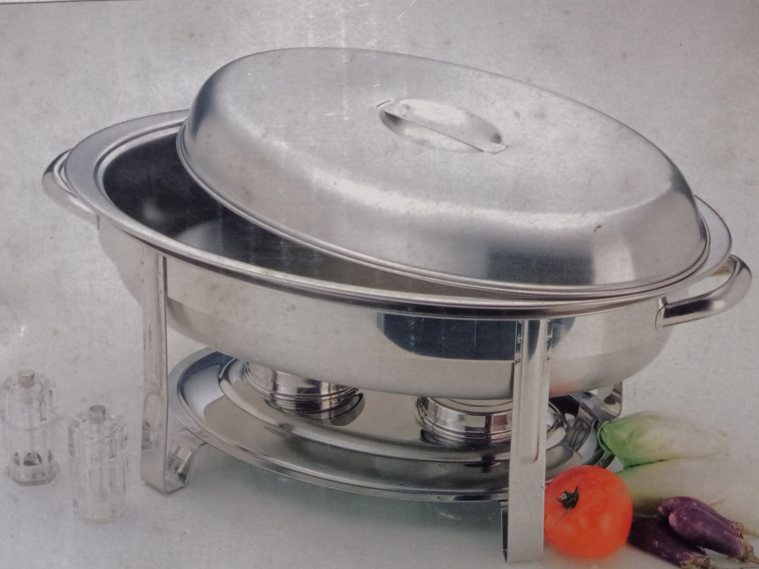 Sunnex Oval Chafing Dish, Home Appliances, Kitchenware on Carousell