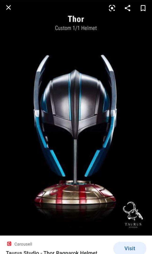 Thor ragnarok helmet, Hobbies & Toys, Toys & Games on Carousell