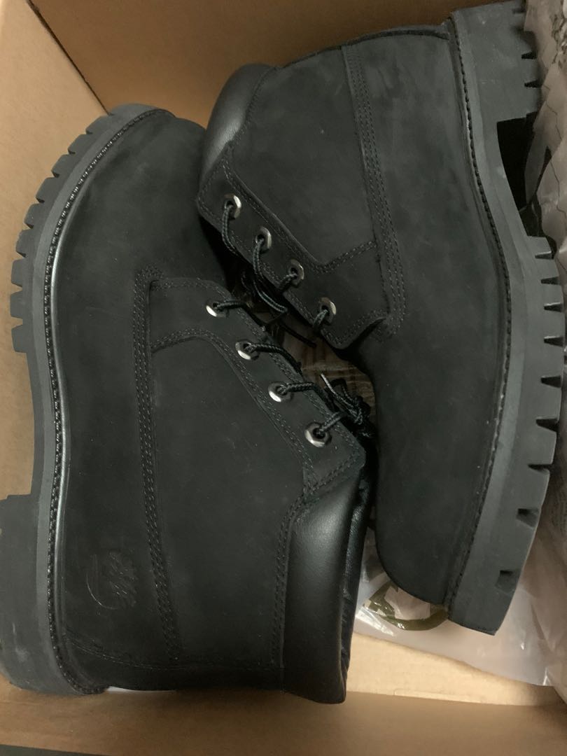 Timberland man black mid, Men's Fashion, Footwear, Dress Shoes on Carousell