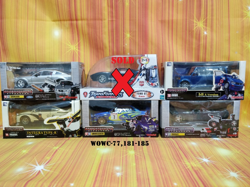Transformers Binaltech & Alternators Bundle By TAKARA & HASBRO, Hobbies ...