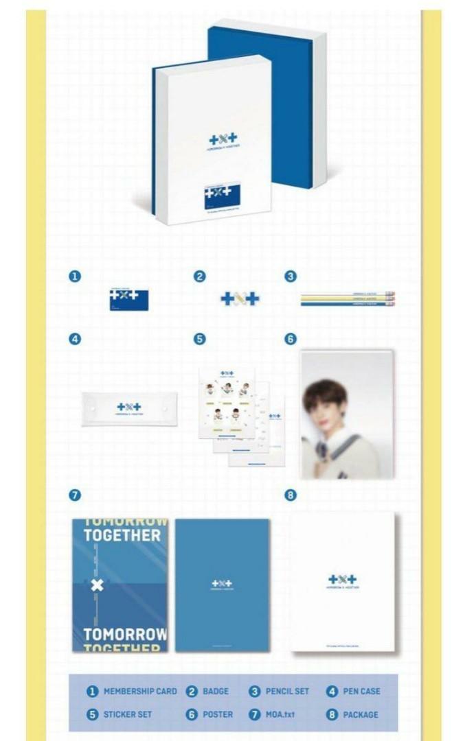 TXT Moa membership kit (sealed), Hobbies & Toys, Memorabilia ...