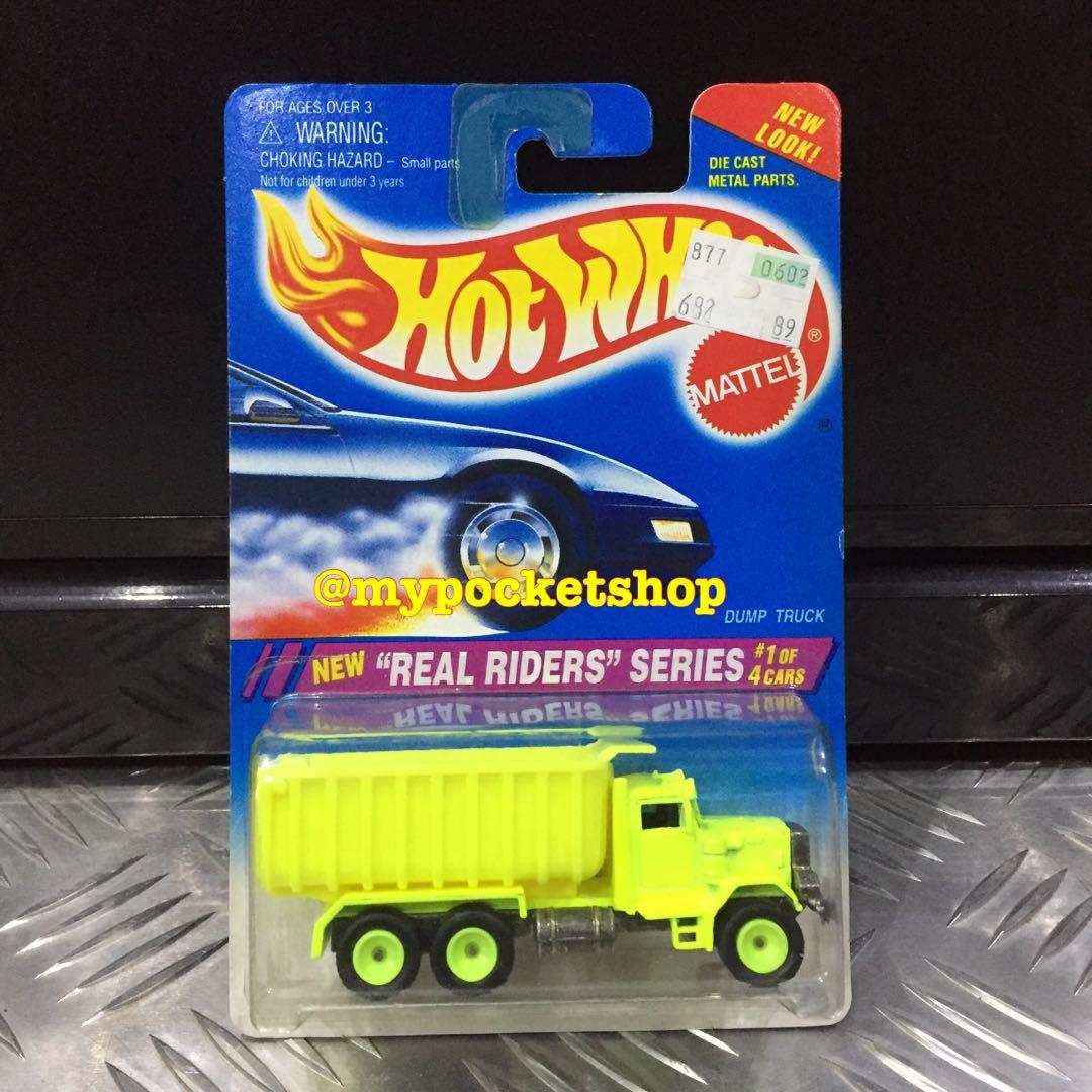 (RESERVED) Vintage Hot Wheels DUMP TRUCK / 1995 Hotwheels Real Riders ...