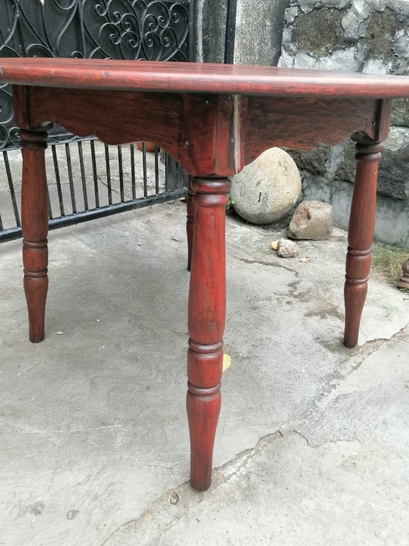 Vintage narra table, Furniture & Home Living, Furniture, Tables & Sets ...