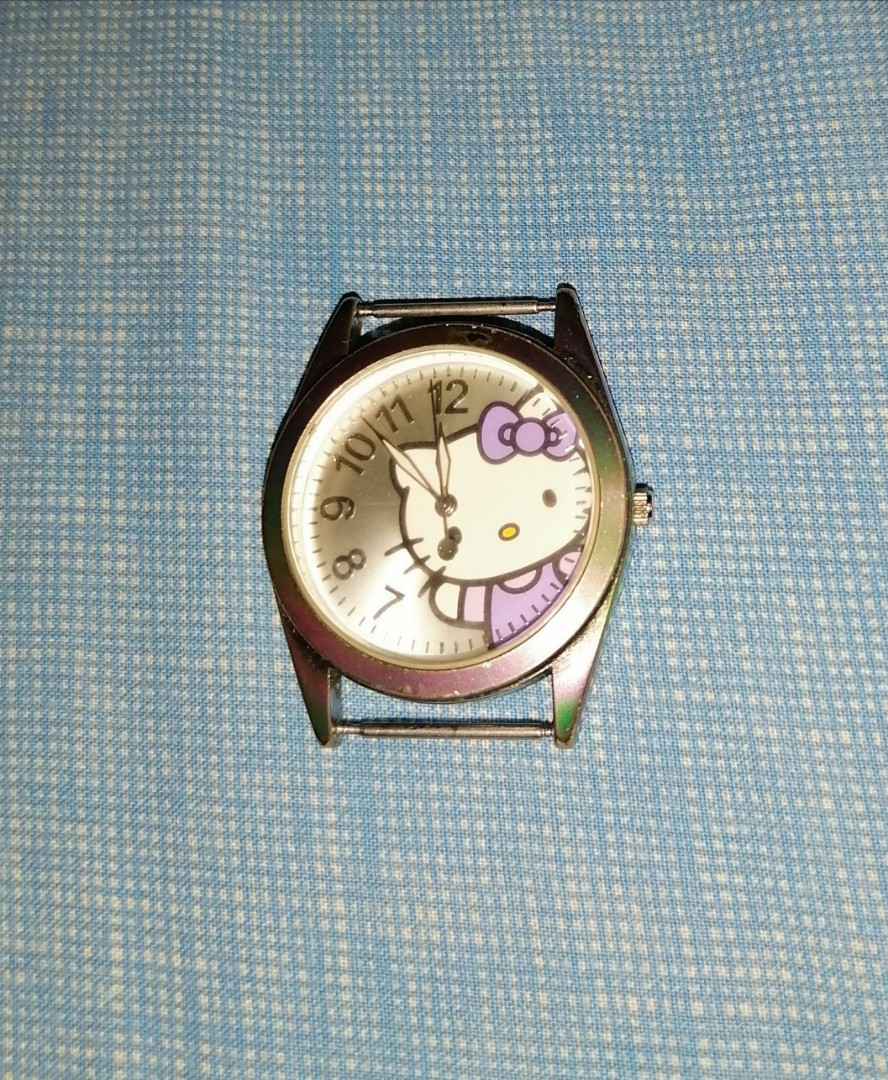 WATCH HELLO KITTY FACE BASE ONLY/ very peri, Women's Fashion, Watches ...