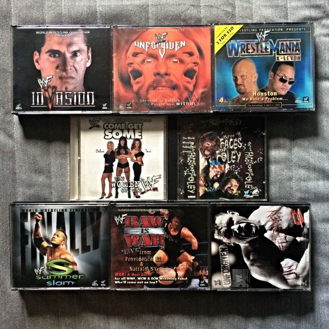 Wwe wwf vcd wrestling wcw gusti, Hobbies & Toys, Music & Media, CDs ...