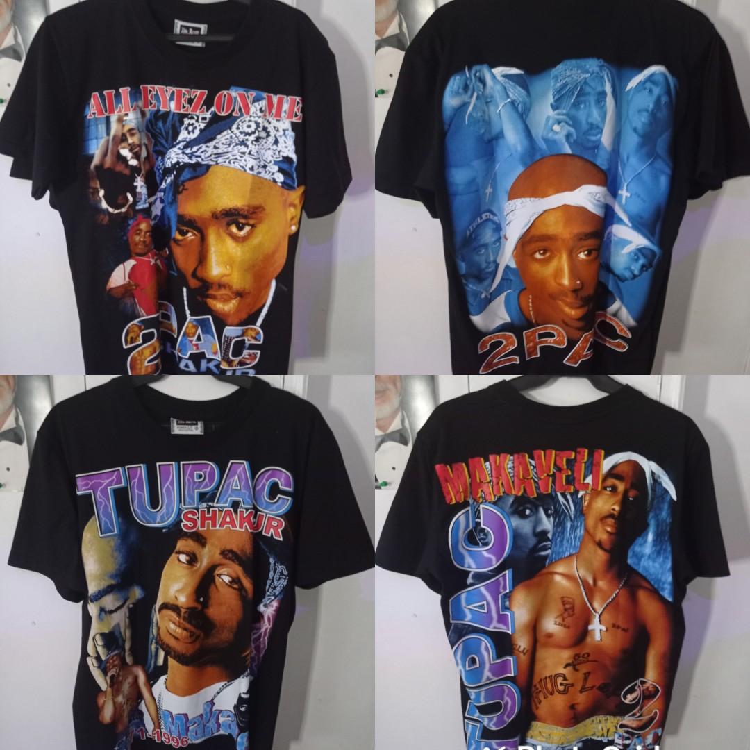 2pac vintage bootleg shirt tupac, Men's Fashion, Tops & Sets, Tshirts ...