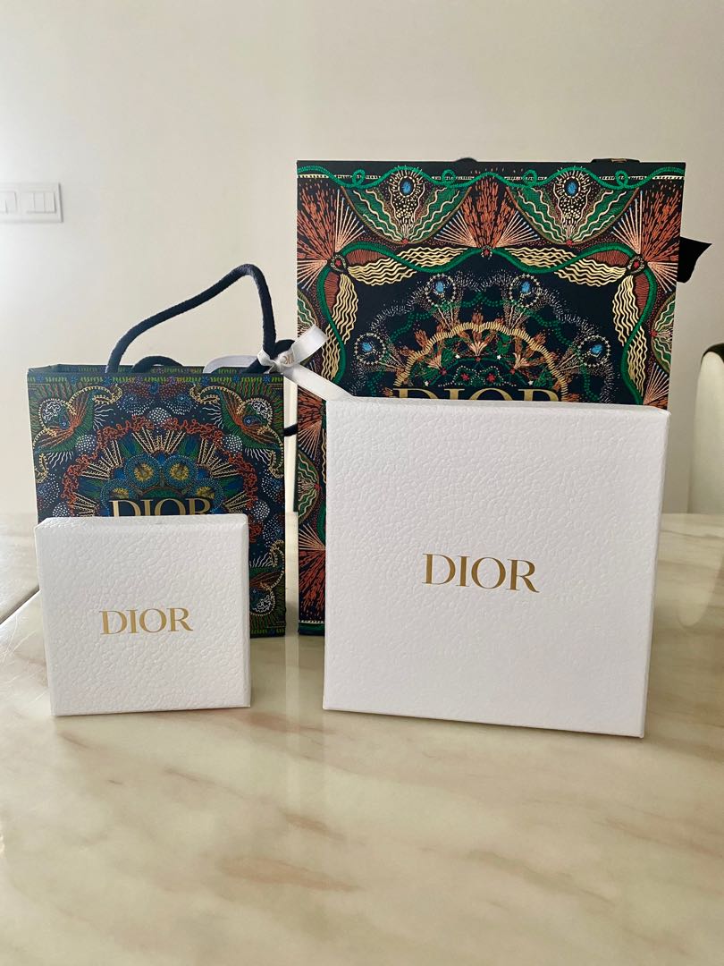 Authentic Dior Holiday Paperbag and Box, Luxury, Bags & Wallets on ...