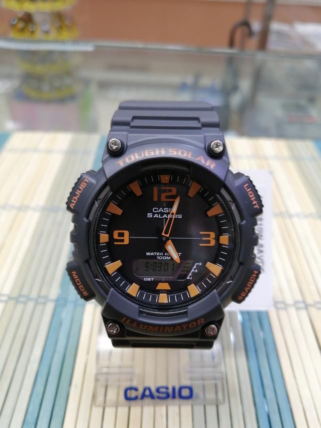 Casio Tough Solar AQS810W-8A, Men's Fashion, Watches & Accessories ...