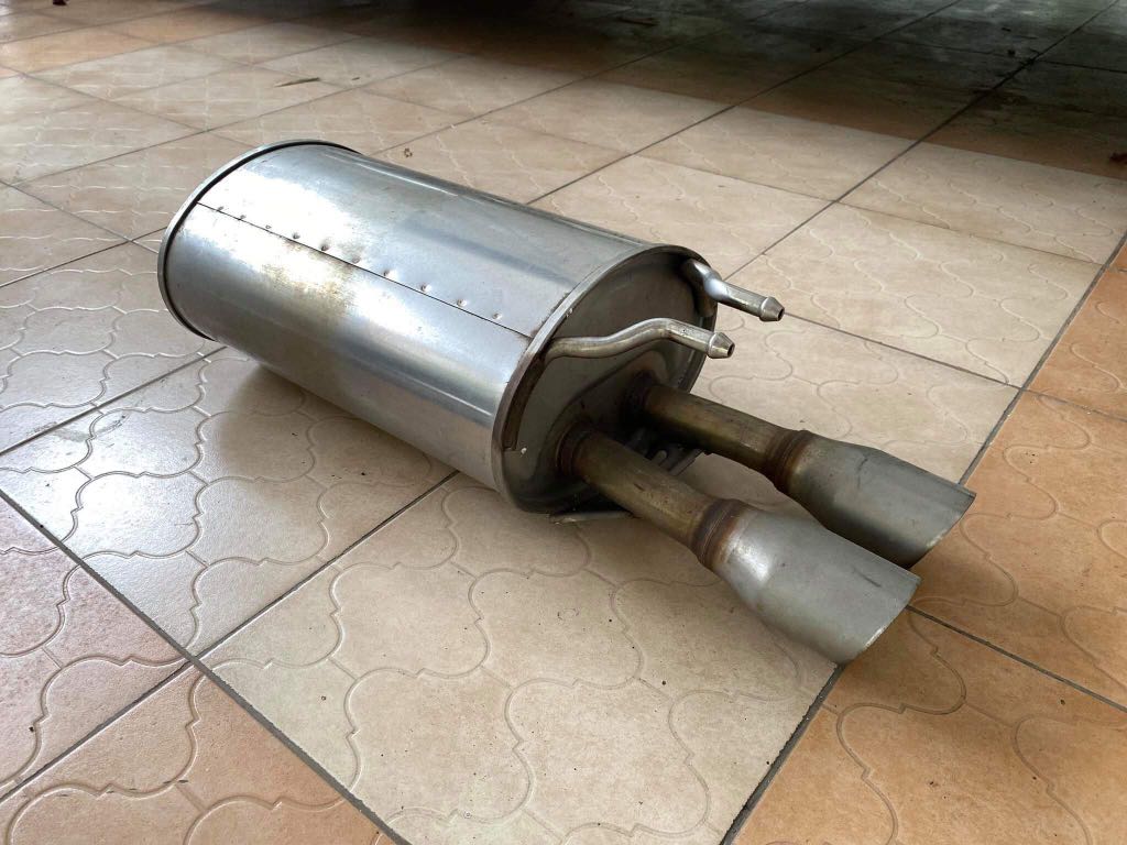 Civic Fd Stock muffler without resonator, Car Parts & Accessories ...