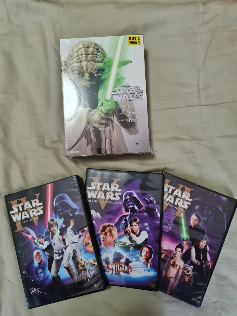 Complete Star Wars Movie DVDs, Hobbies & Toys, Music & Media, Music ...