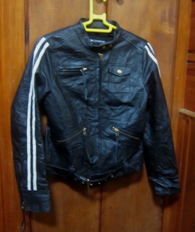 Converse Leather Rider Jacket Small, Men's Fashion, Coats, Jackets and ...