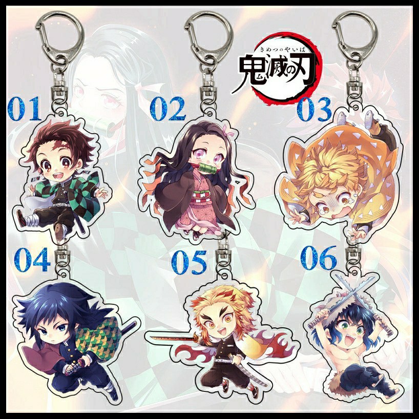 Demon Slayer KNY acrylic keychains, Hobbies & Toys, Memorabilia ...