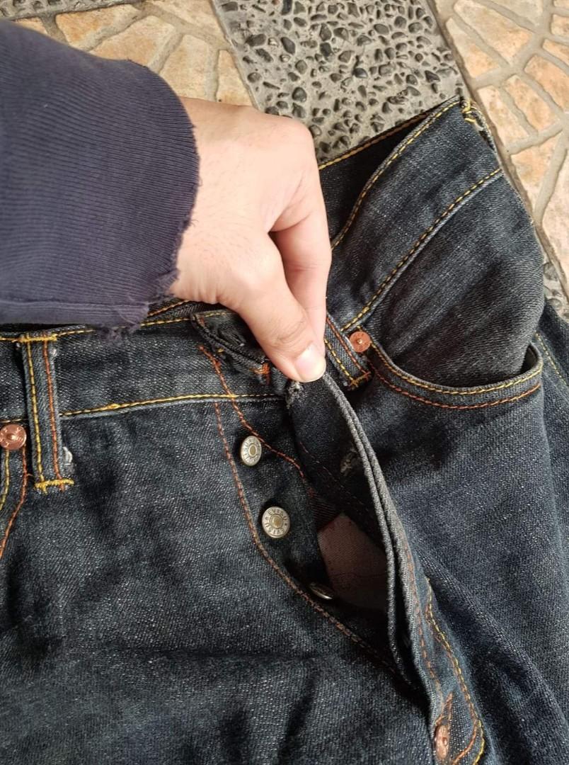 Evisu Jeans - Vintage Heritage denim Koi Fish embroiderd design, Men's ...