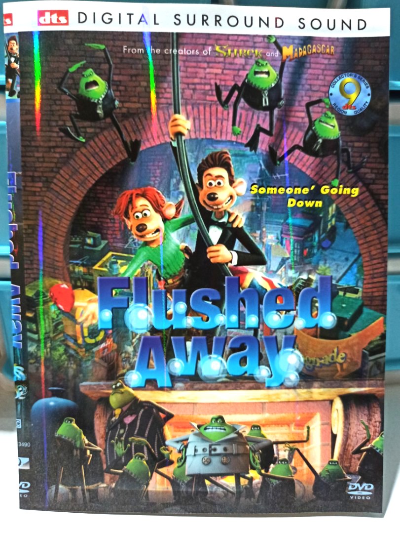 Flushed Away DVD language have English Cantonese, Hobbies & Toys, Music ...