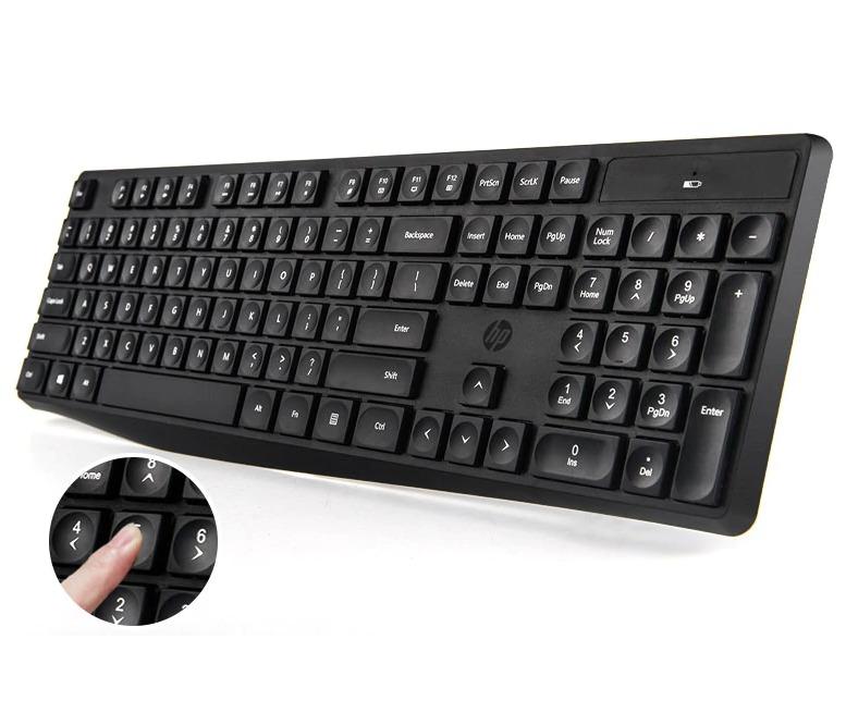 HP Wireless CS10 Keyboard and Mouse Combo Black, 電腦＆科技, 電腦周邊及配件, 電腦鍵盤及 ...