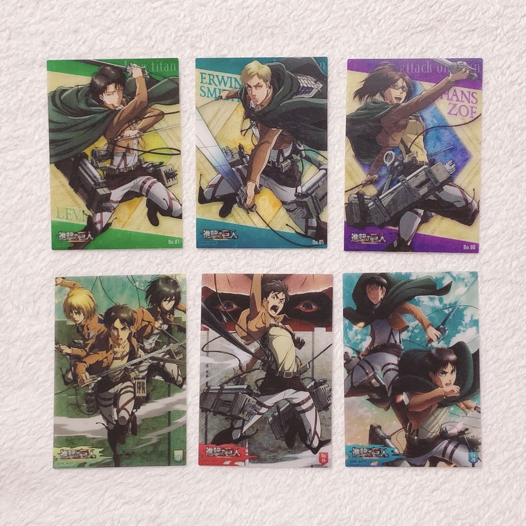 [INSTOCKS] Attack On Titan AOT Clear Cards Collection / Haikyuu Demon ...