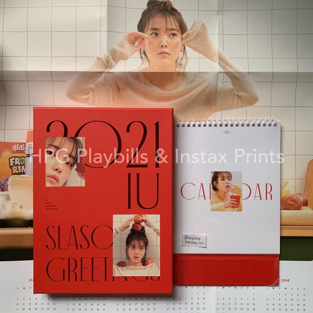 IU 2021 Season’s Greetings Tingi - Desk Calendar Poster Calendar Outbox ...