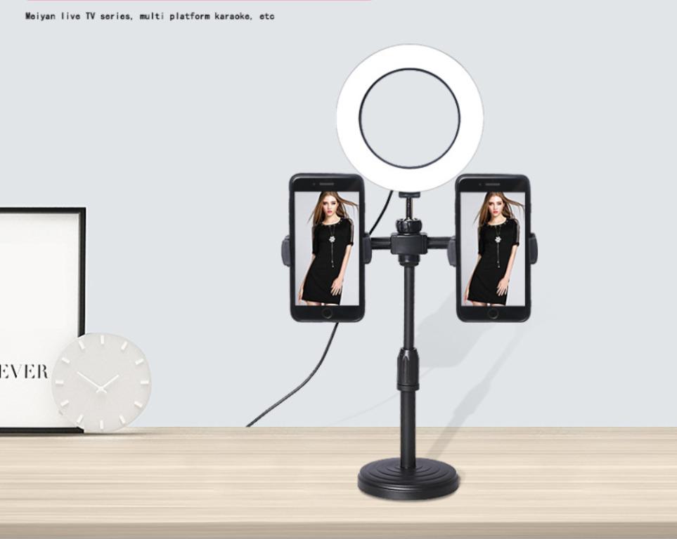 LED Ring Light Phone holder, Mobile Phones & Gadgets, Mobile & Gadget ...