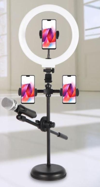 LED Ring Light Phone holder, Mobile Phones & Gadgets, Mobile & Gadget ...