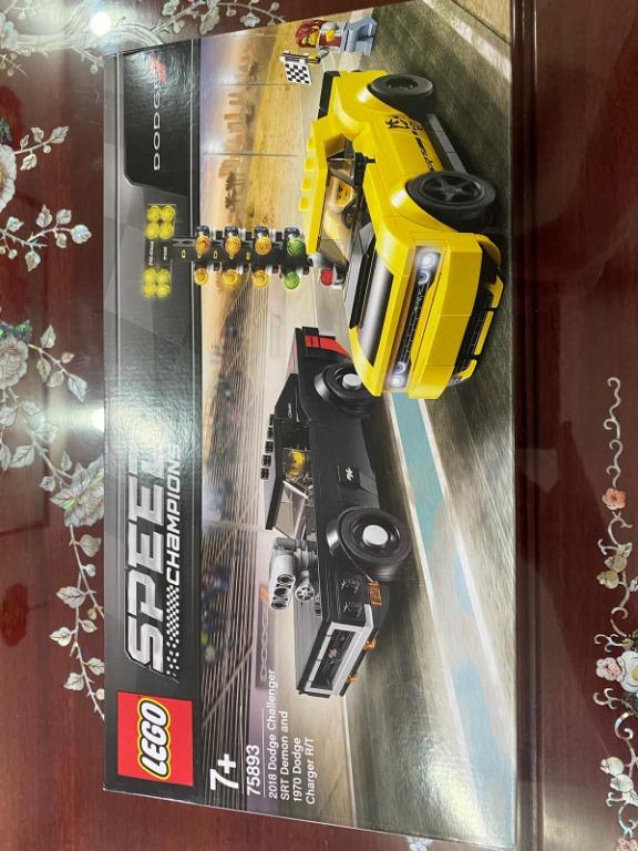Lego Speed Champions 75893 - 2018 Dodge Challenger SRT Demon and 1970 ...