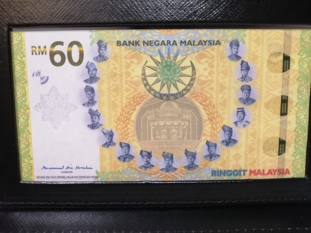 Malaysia RM60 Commemorative MRR0051334, Hobbies & Toys, Memorabilia ...