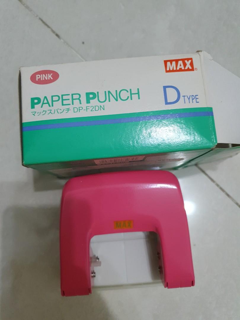 Max Paper Punch- Type D, Hobbies & Toys, Stationery & Craft, Craft ...