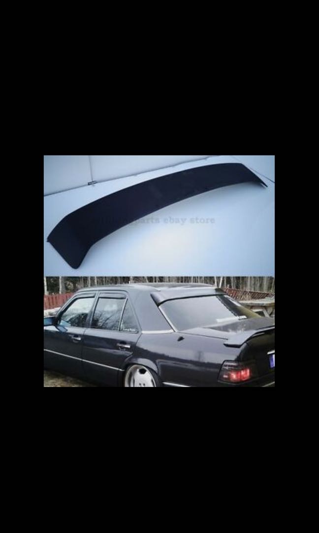 Mercedes W124 rear roof windshield spoiler OEM, Car Accessories ...