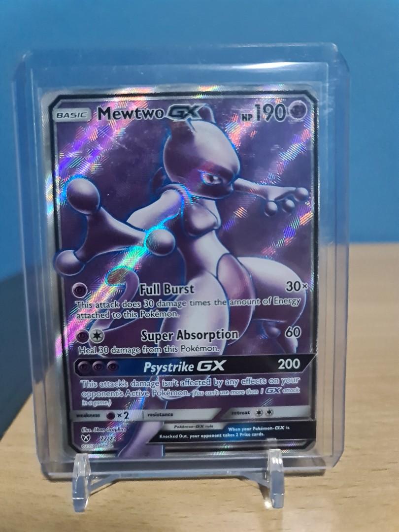 Mewtwo Gx Full Art. Pokemon Tcg, Hobbies & Toys, Toys & Games on Carousell
