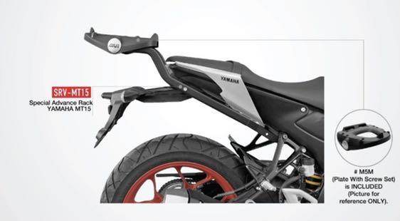 MT15 Rack top box rack MT-15 Yamaha, Motorcycles, Motorcycle ...