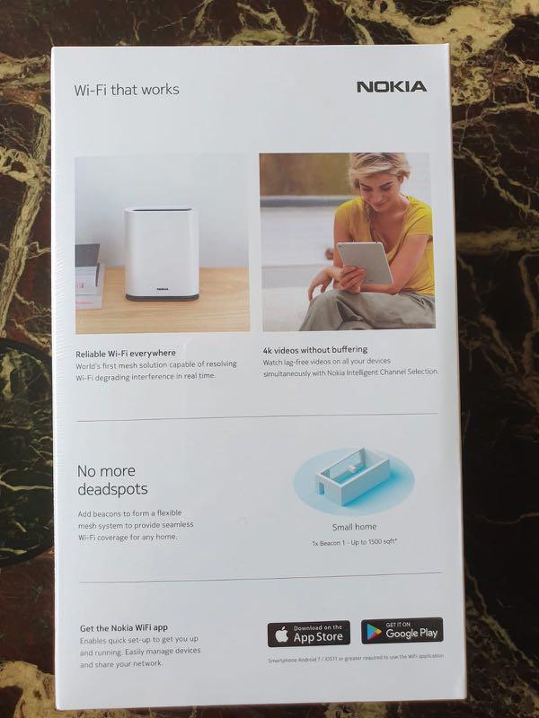 Nokia WiFi Beacon 1, Computers & Tech, Parts & Accessories, Networking ...