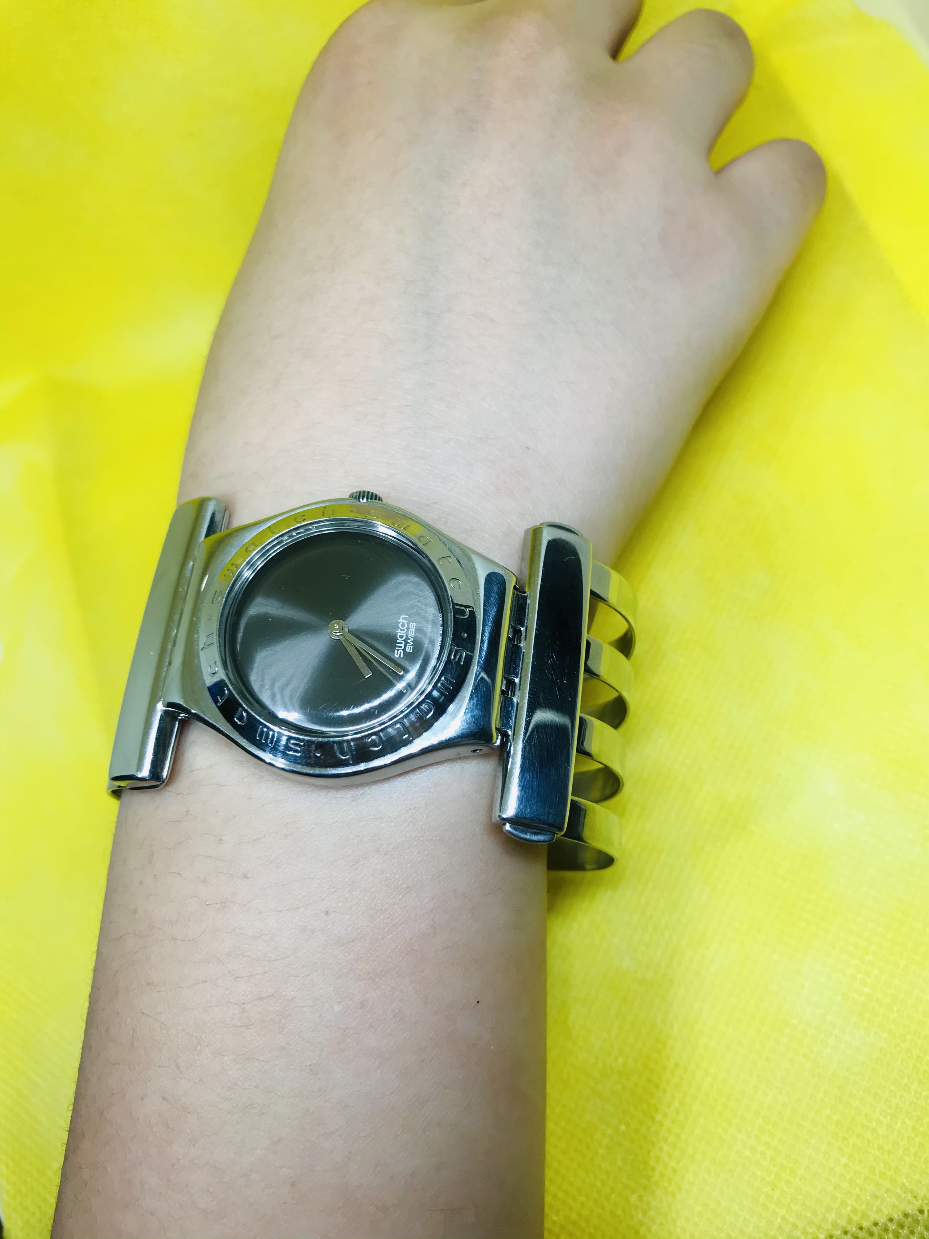 Orig irony swatch midsize bangle type, Women's Fashion, Watches ...