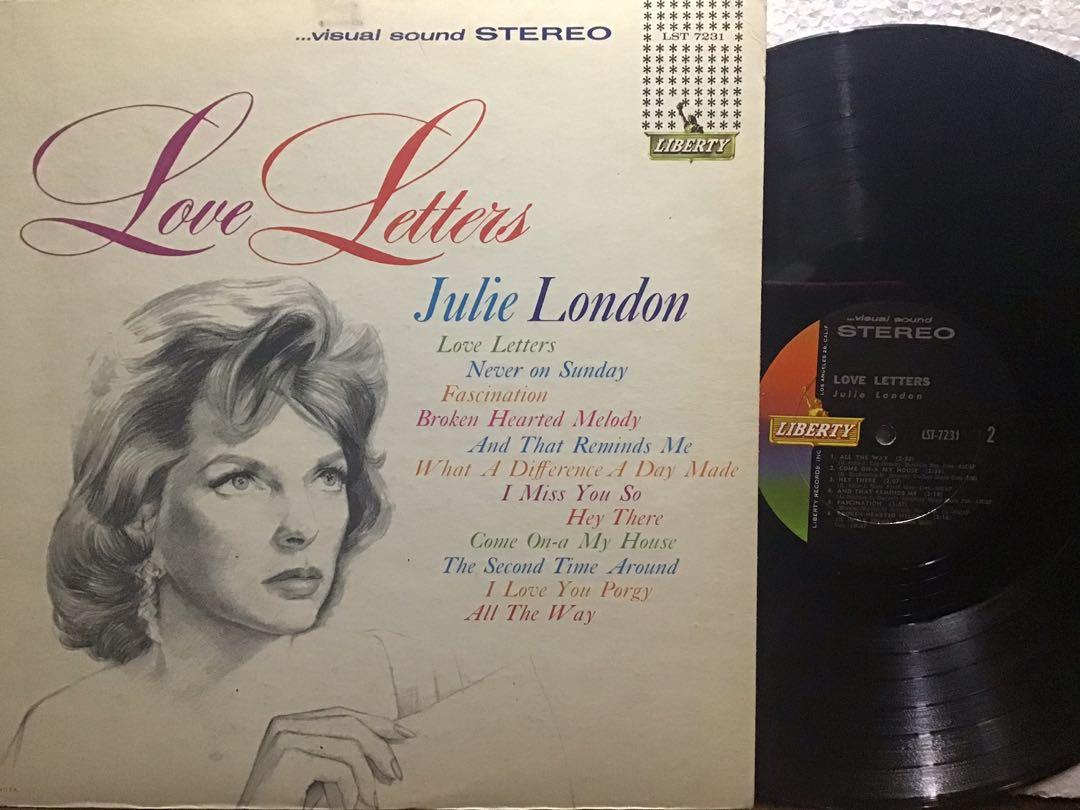 LP Julie London - Love Letters VINYL RECORD Anubis Piring Hitam Jazz Oldies, Hobbies & Toys ...